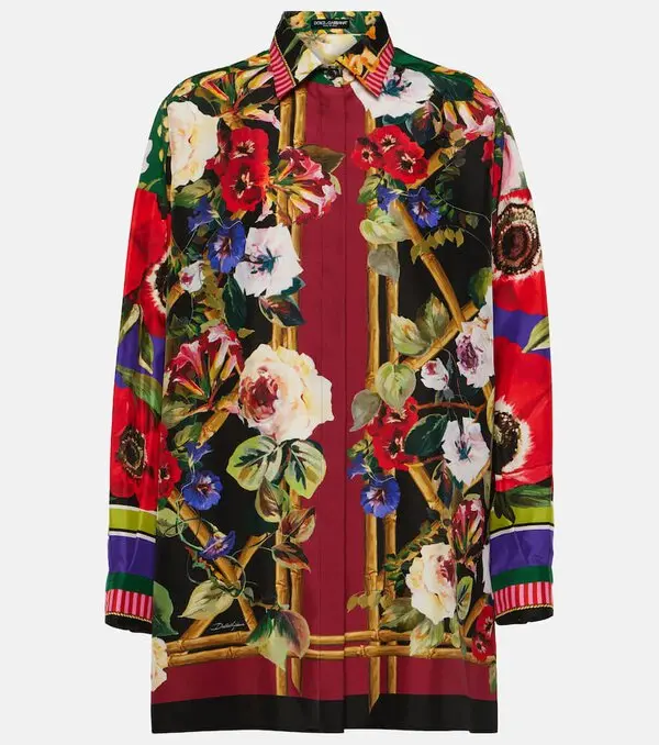 Dolce & Gabbana Silk Shirt Dress