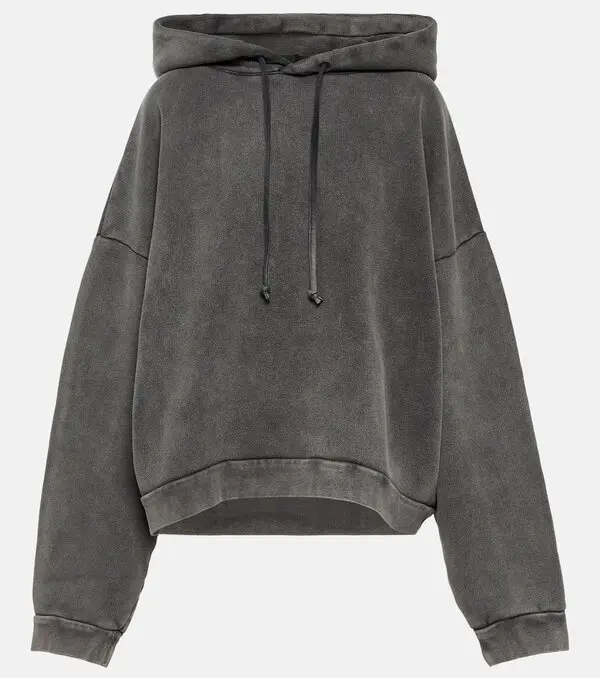 Acne Studios Cropped Cotton Hoodie