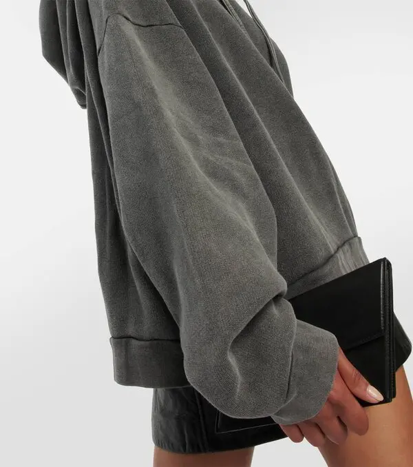 Acne Studios Cropped Cotton Hoodie