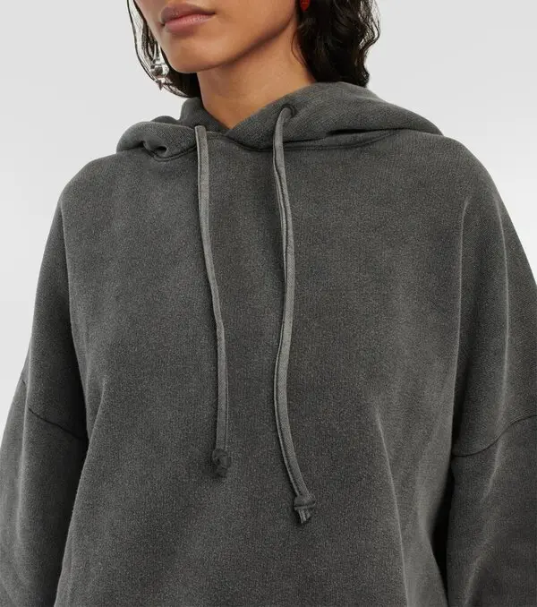 Acne Studios Cropped Cotton Hoodie