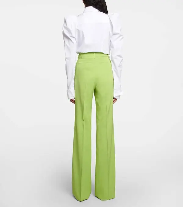 Sportmax Paniere High-rise Wide-leg Trousers