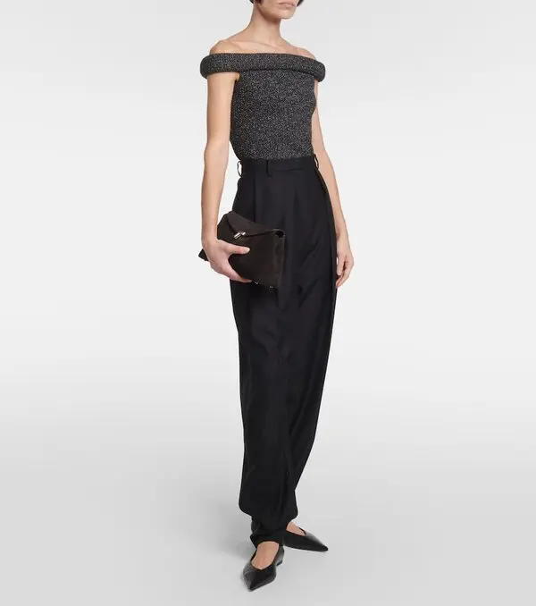 TOTEME Knitted Off-shoulder Top