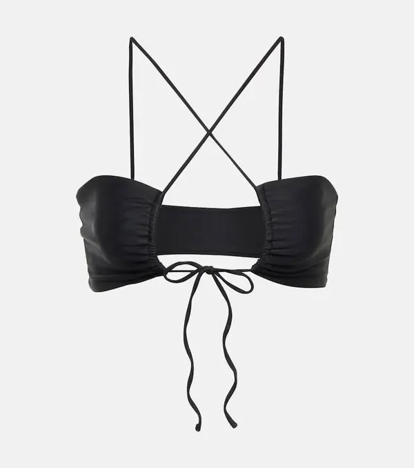 Jade Swim Livi Bikini Top - Black