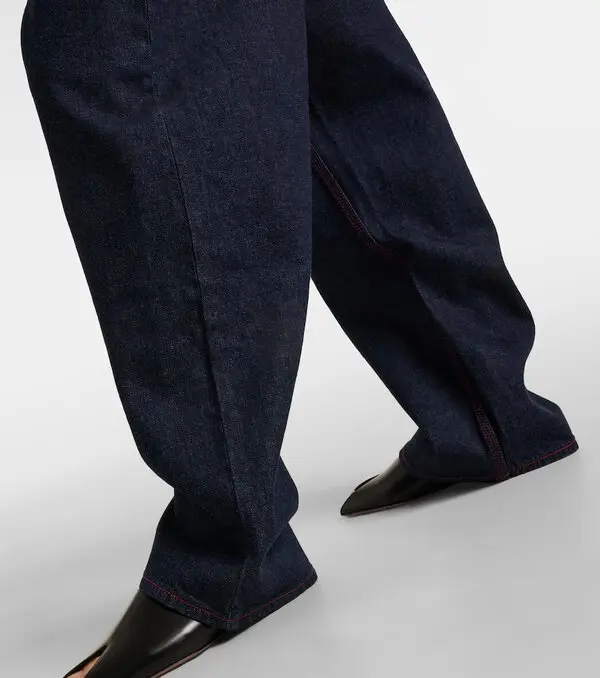 Alaïa Low-rise Wide-leg Jeans