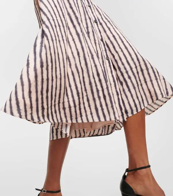 Altuzarra Kiera Printed Midi Shirt Dress
