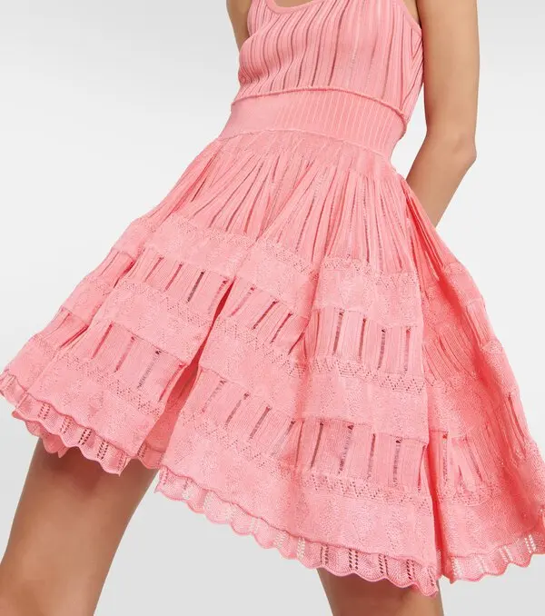 Alaïa Crinoline Mini Dress - Pink