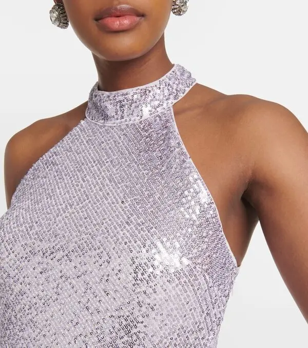 Rixo Zuri Sequined Maxi Dress