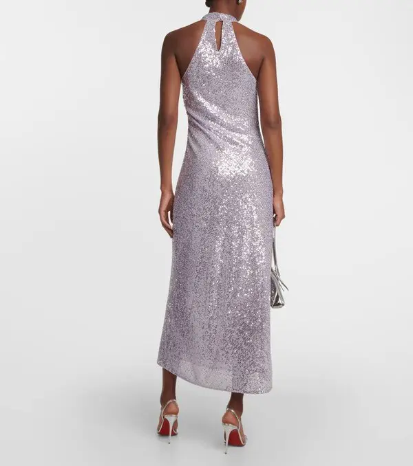 Rixo Zuri Sequined Maxi Dress