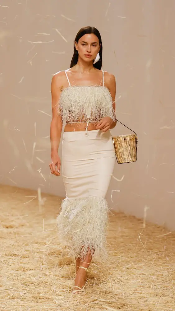 Jacquemus La Robe Raphia Midi Dress