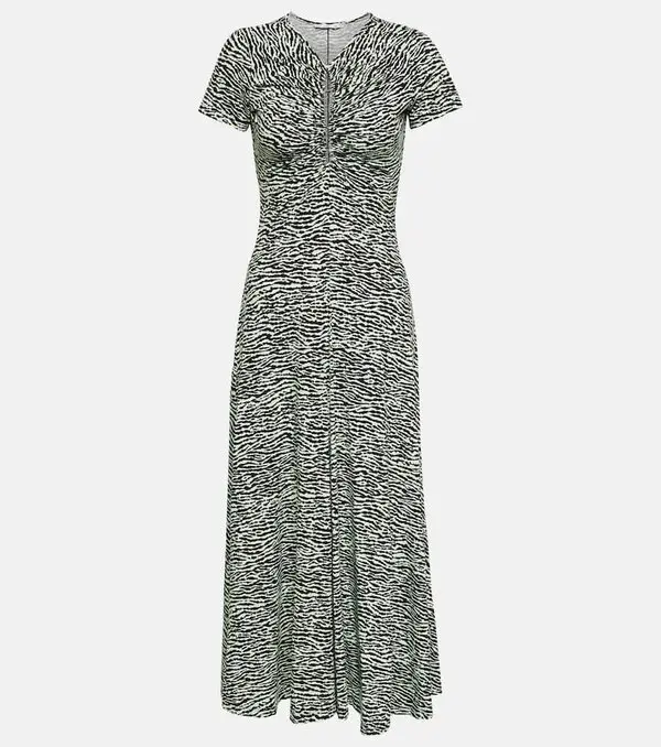 Proenza Schouler White Label Zebra-print Maxi Dress