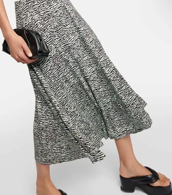 Proenza Schouler White Label Zebra-print Maxi Dress