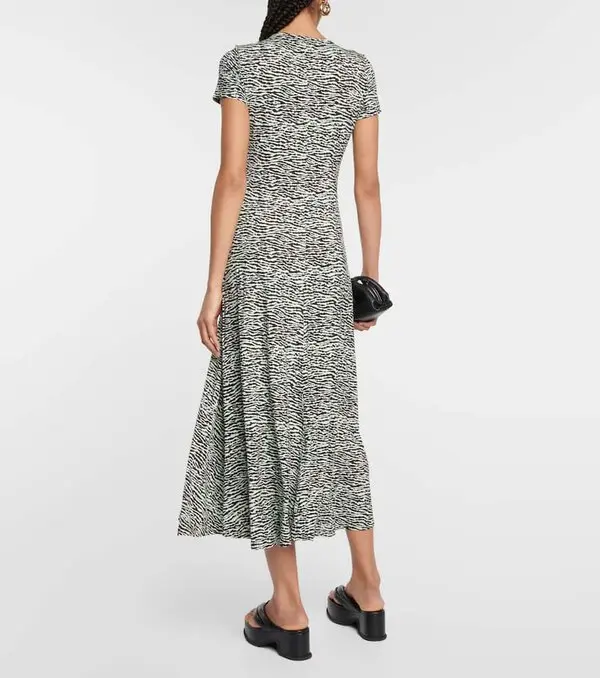 Proenza Schouler White Label Zebra-print Maxi Dress