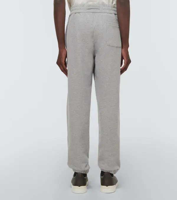 Zegna Logo Cotton Sweatpants