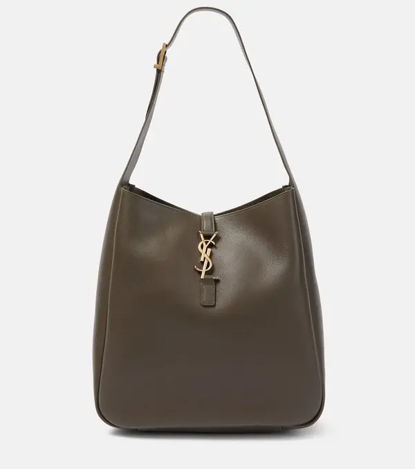 Saint Laurent Le 5 A 7 Shoulder Bag - Grey