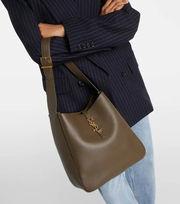 Saint Laurent Le 5 A 7 Shoulder Bag - Grey