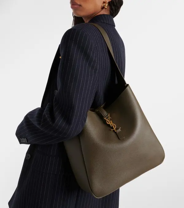 Saint Laurent Le 5 A 7 Shoulder Bag - Grey