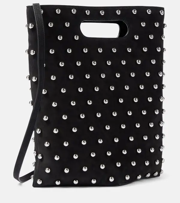 Alaïa Embellished Suede Tote Bag