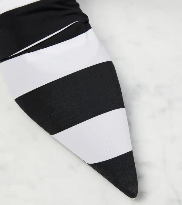 Dolce & Gabbana Portofino Striped Over-the-knee Boots