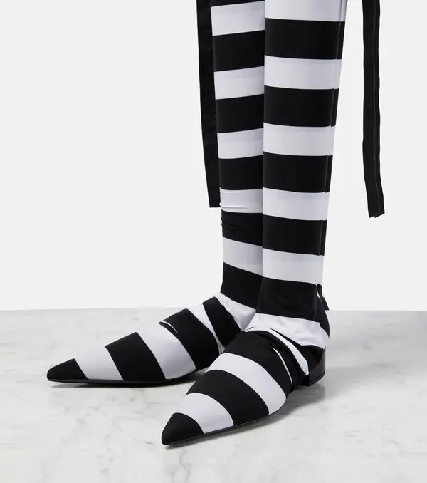 Dolce & Gabbana Portofino Striped Over-the-knee Boots