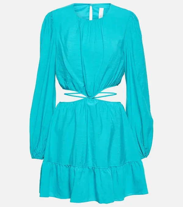 Simkhai Issy Cutout Minidress - Blue