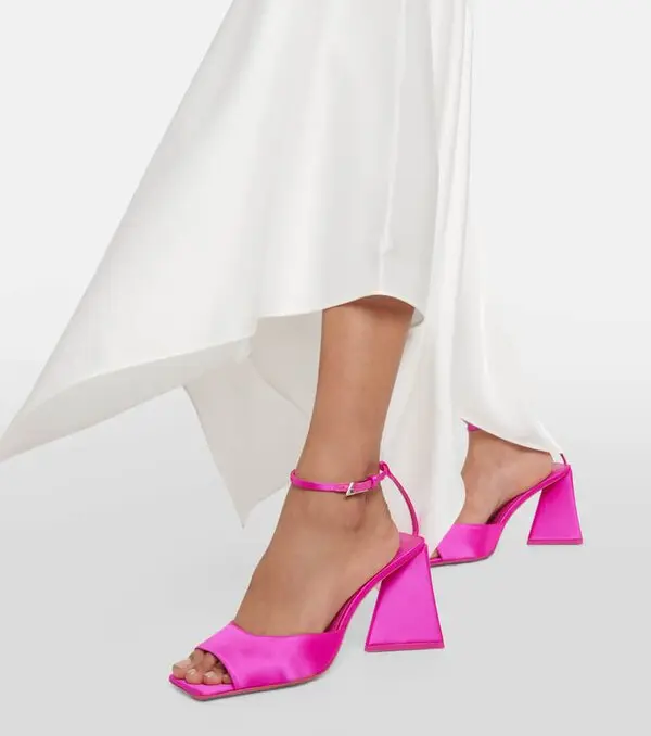 Attico Piper High Heel Sandals 85mm - Pink