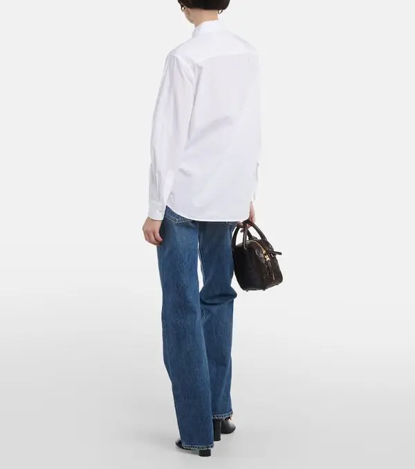 NILI LOTAN Raphael Cotton Poplin Shirt