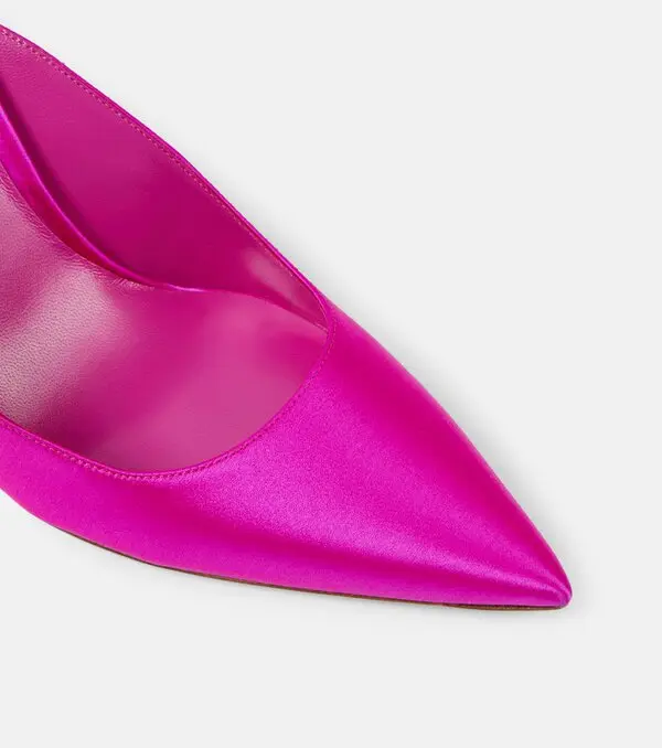Rene Caovilla Cleo Embellished Satin Pumps