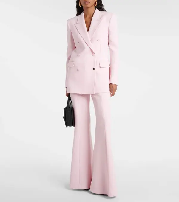 Gabriela Hearst Cashmere Double-breasted Blazer - Pink