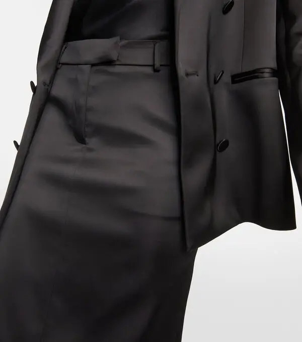 Giuseppe Di Morabito Satin Maxi Skirt