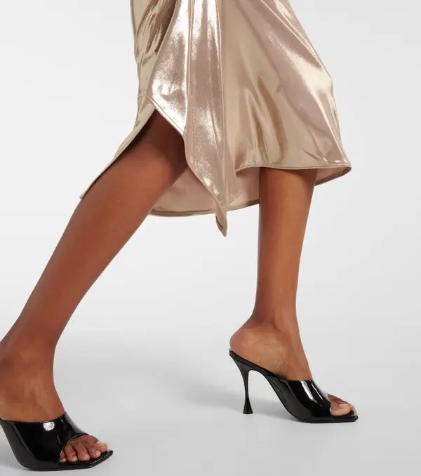 Maticevski Neroli Ruched Midi Skirt