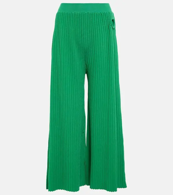 Stella McCartney Ribbed-knit Culottes