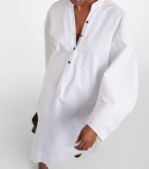 Khaite Brom Cotton Midi Dress