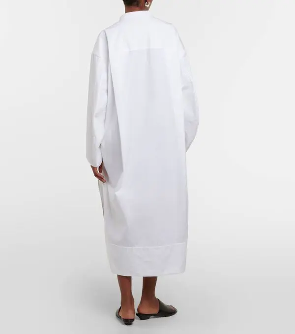 Khaite Brom Cotton Midi Dress