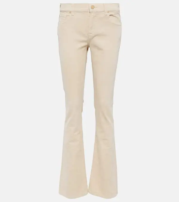 7 For All Mankind Mid-rise Flared Jeans