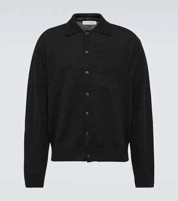 Our Legacy Alpaca-blend Cardigan - Black