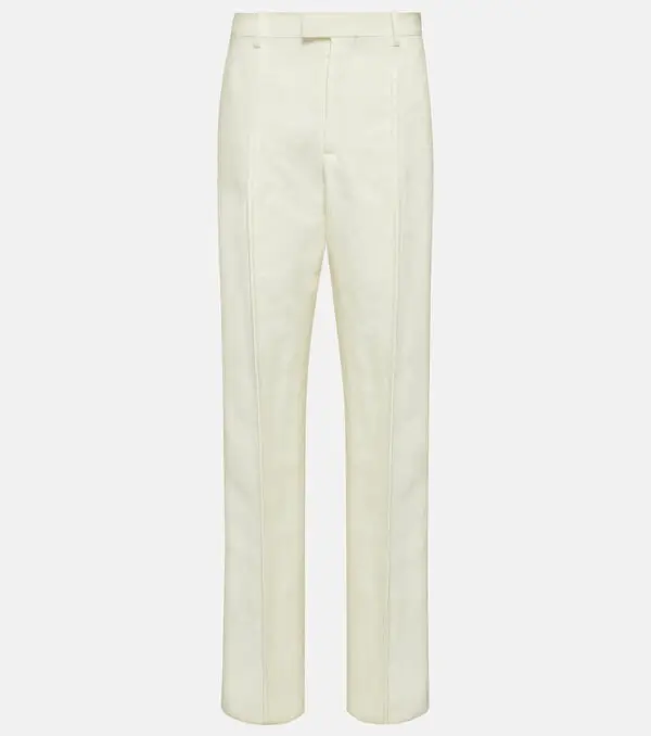 Bottega Veneta Straight Linen Pants