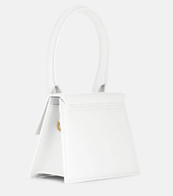 Jacquemus Le Chiquito Moyen Leather Tote Bag - White