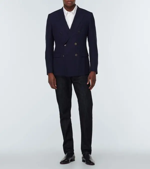 CHRISTIAN LOUBOUTIN Dandelion Leather Loafers - Blue