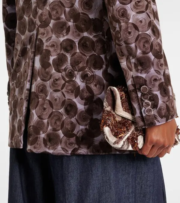 Dries Van Noten Printed Cotton-blend Blazer