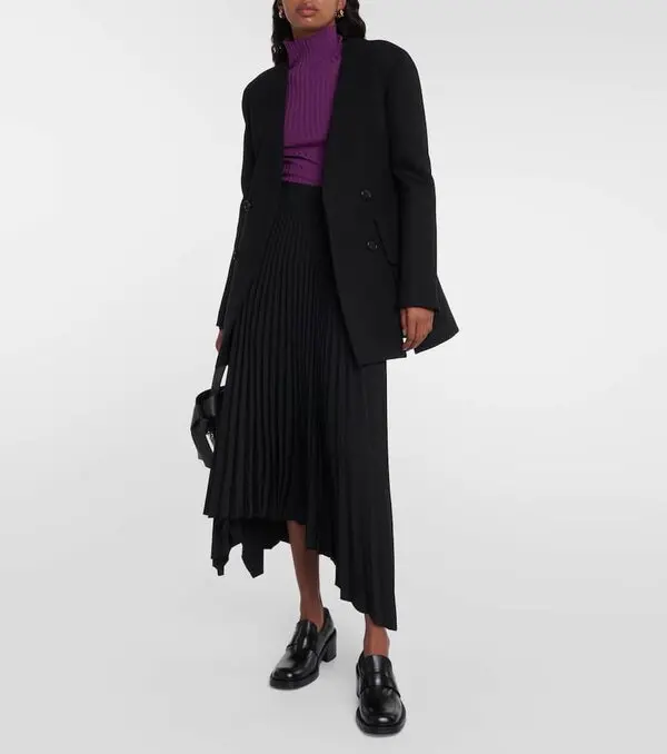 Plan C Ribbed-knit Wool Sweater