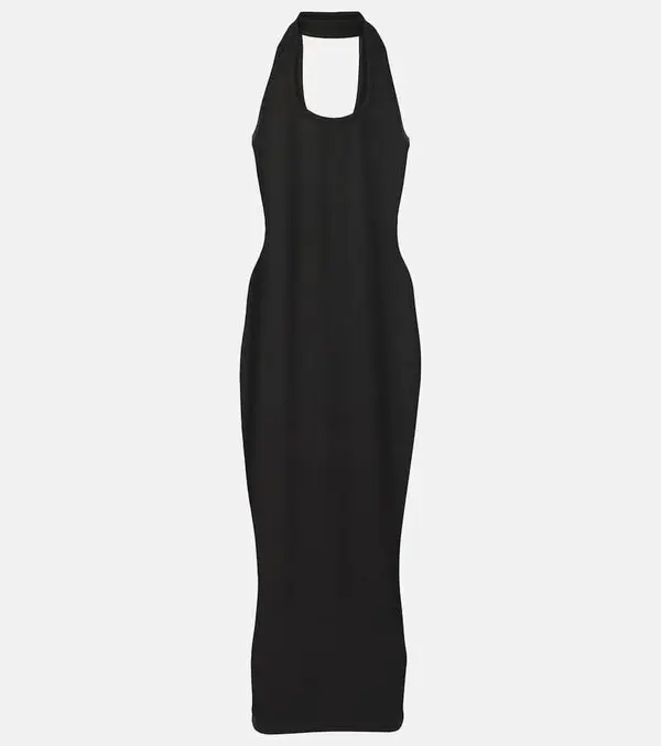 Coperni Ribbed-knit Maxi Dress