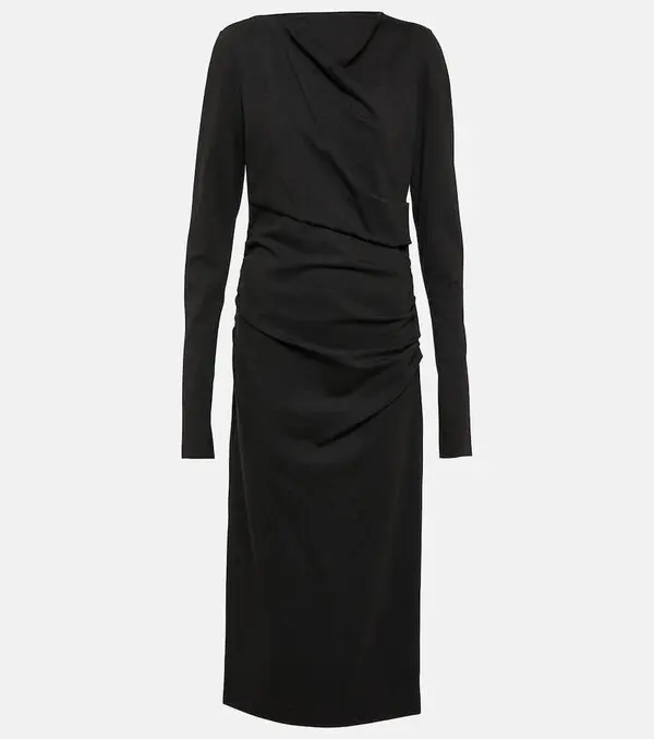 Dorothee Schumacher Draped Midi Dress