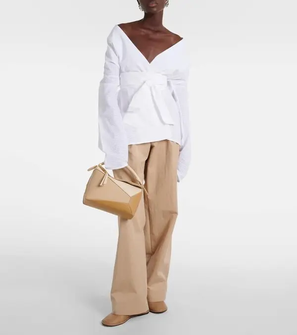 Tove Arya Cotton Wrap Top