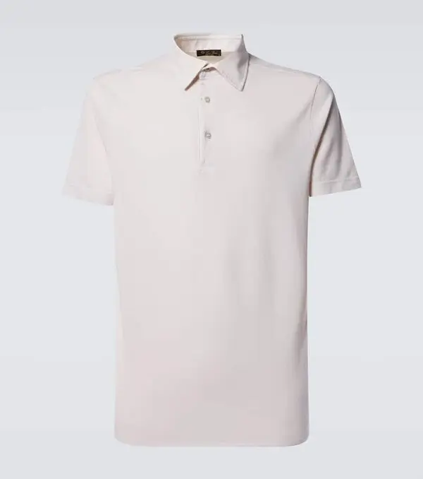 Loro Piana Cotton Polo Shirt - White