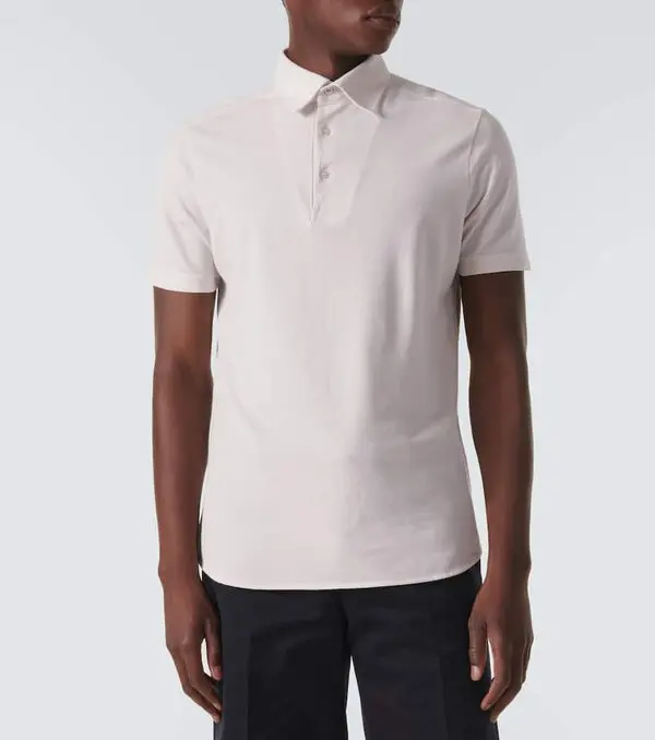 Loro Piana Cotton Polo Shirt - White