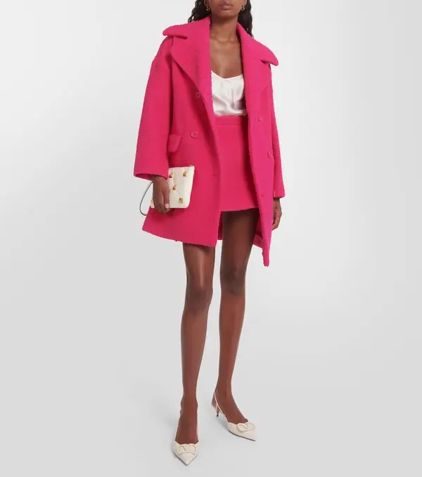 Red Valentino Virgin Wool Miniskirt