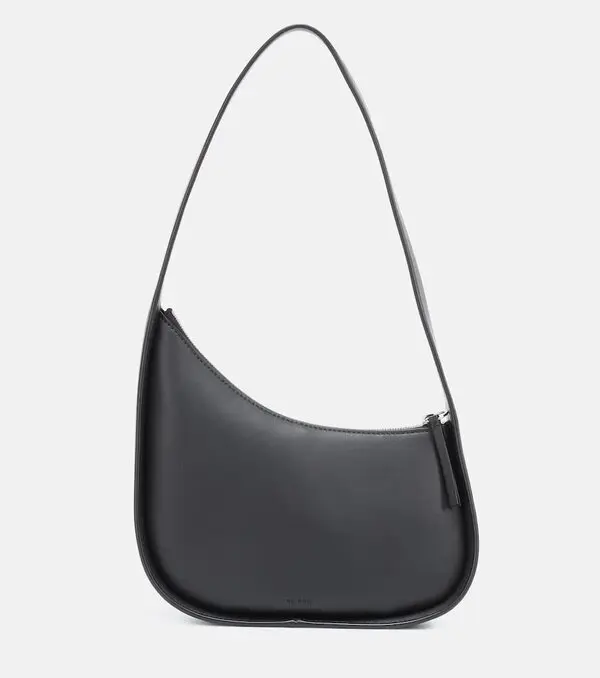 THE ROW Half Moon Shoulder Bag - Black