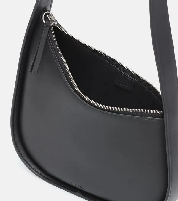 THE ROW Half Moon Shoulder Bag - Black