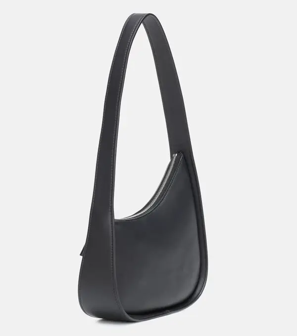 THE ROW Half Moon Shoulder Bag - Black
