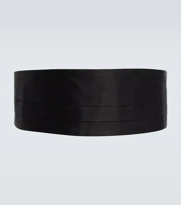 Valentino Garavani Silk Cummerbund - Black